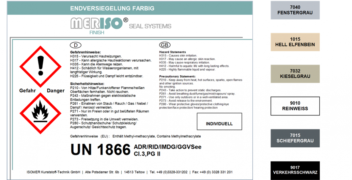 Produkte » MERISO SEAL SYSTEMS